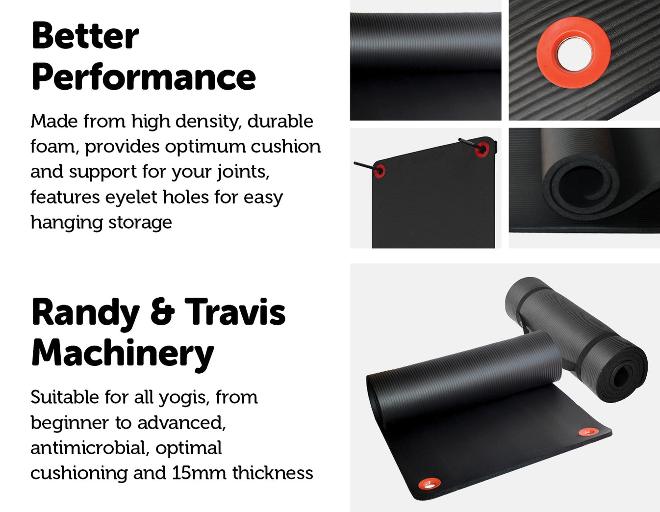 Eyelet Hanging Exercise Mat