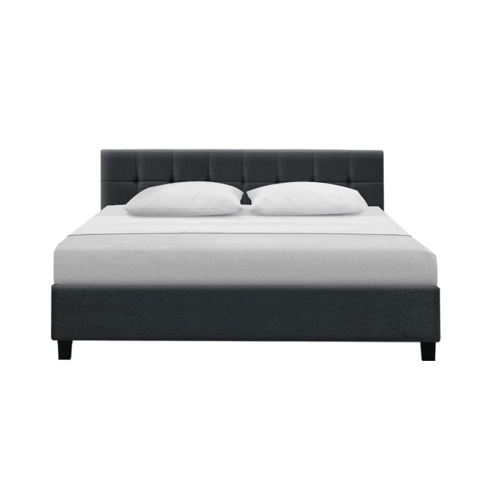 Soho Bed Frame Fabric - Charcoal King – Shopping Planet