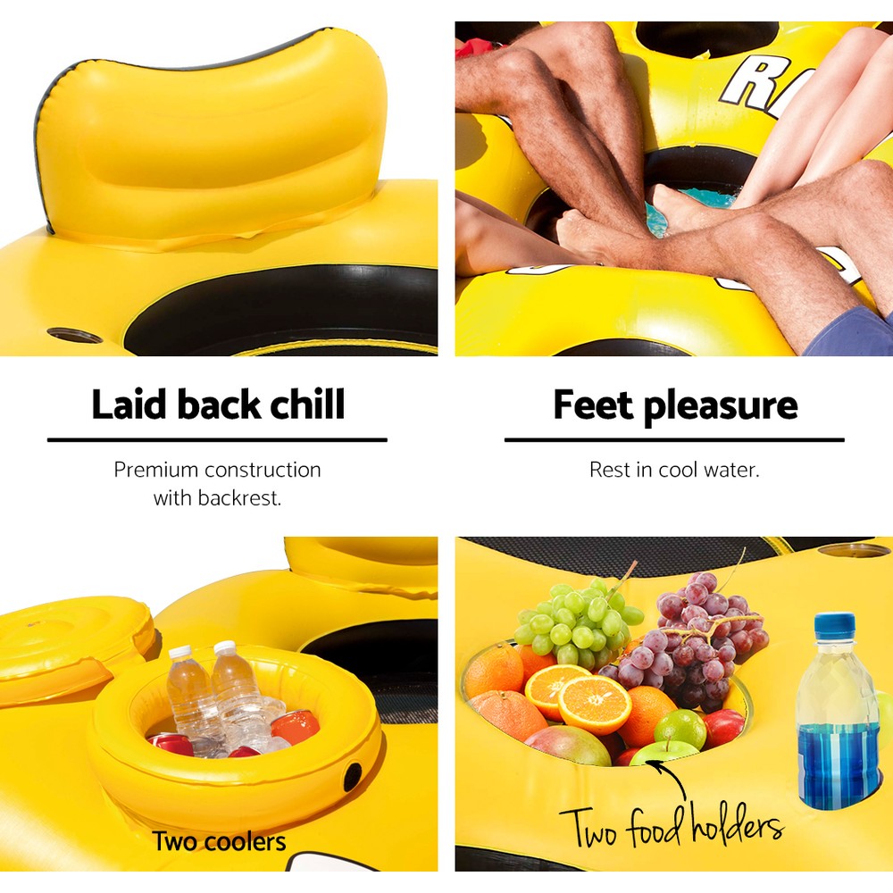 Bestway Inflatable Floating Float Floats Island Pool Raft Water Fun 4 ...