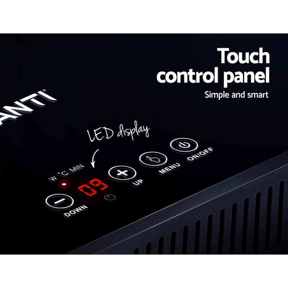 Devanti Induction Cooktop 90cm Electric Hob Stove Cooker Ceramic Black