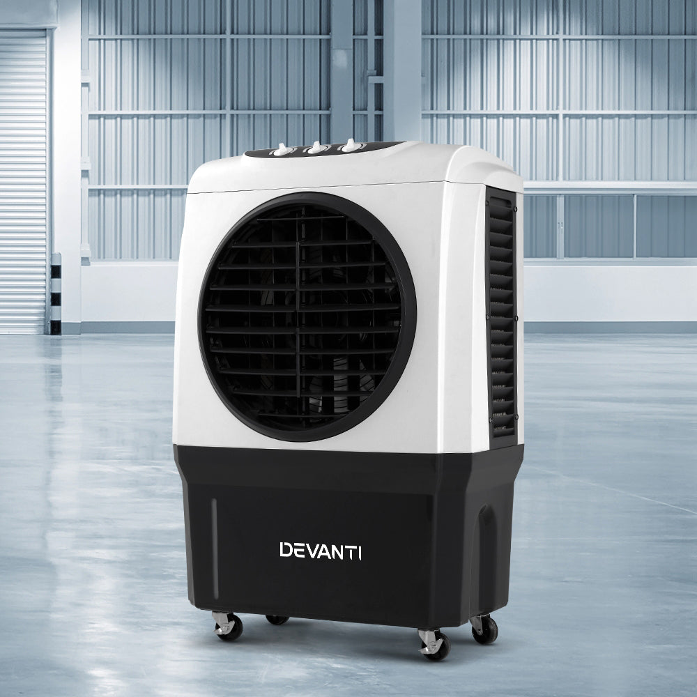 Devanti Evaporative Air Cooler Industrial Commercial Portable Water Fa