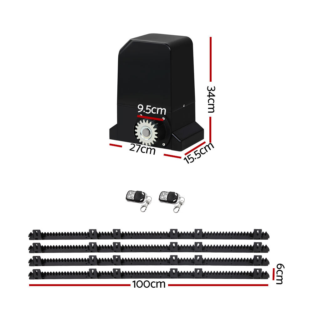 Auto Electric Sliding Gate Opener 1000KG 4M Rails – Shopping Planet