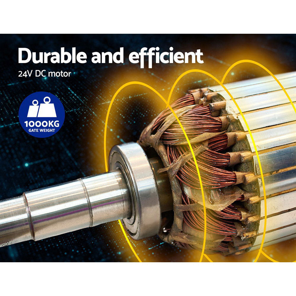 LockMaster Swing Gate Opener Double Automatic Electric Kit Remote Cont