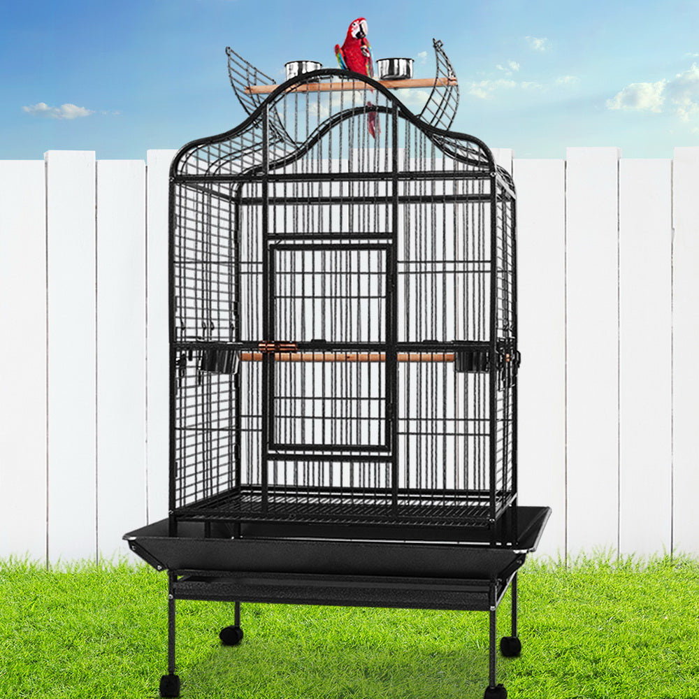 i.Pet Bird Cage Pet Cages Aviary 168CM Large Travel Stand Budgie Parro