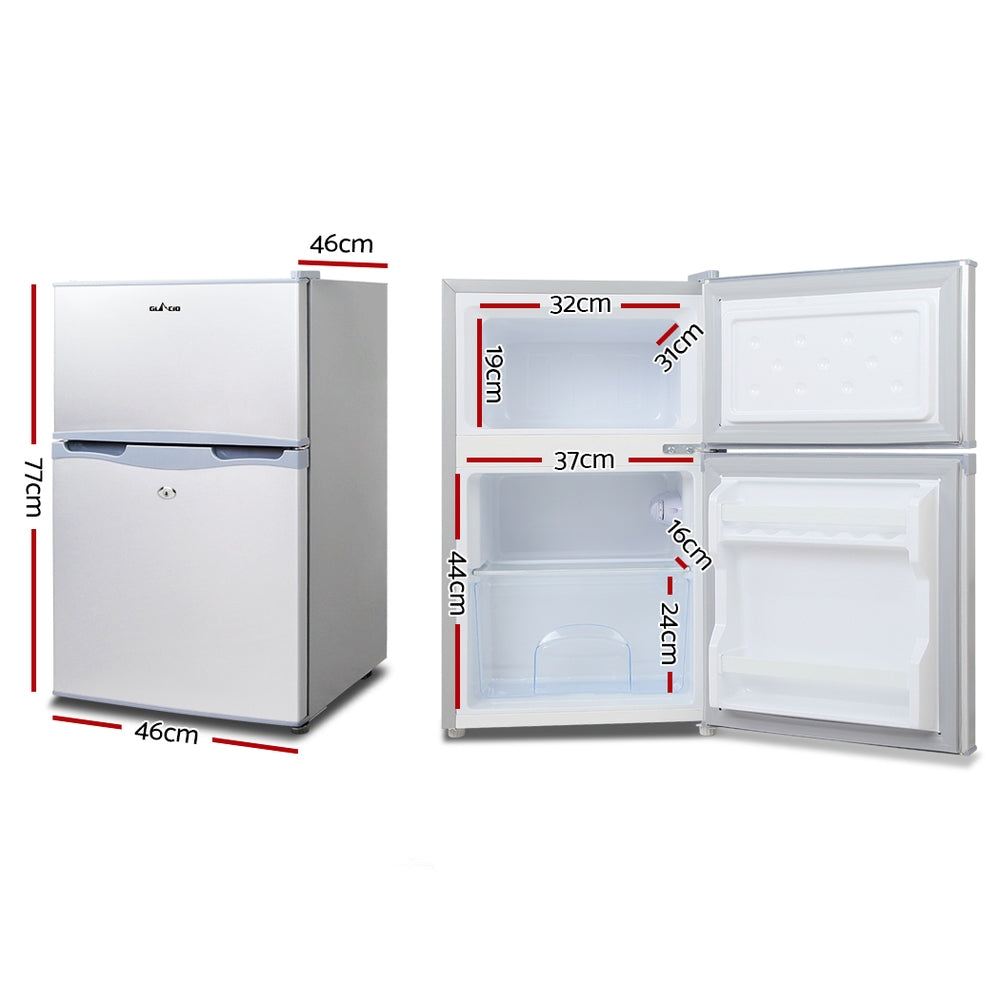 Glacio 65L Portable Bar Fridge Freezer Fridges Cooler 12V/24V/240V Car ...