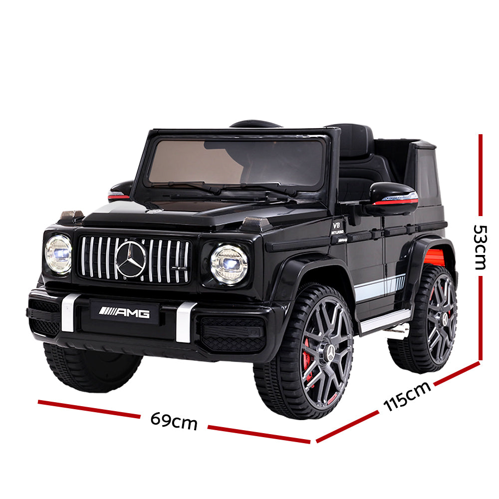 Mercedes-Benz Kids Electric Car AMG G63 Licensed Remote Cars 12V Black