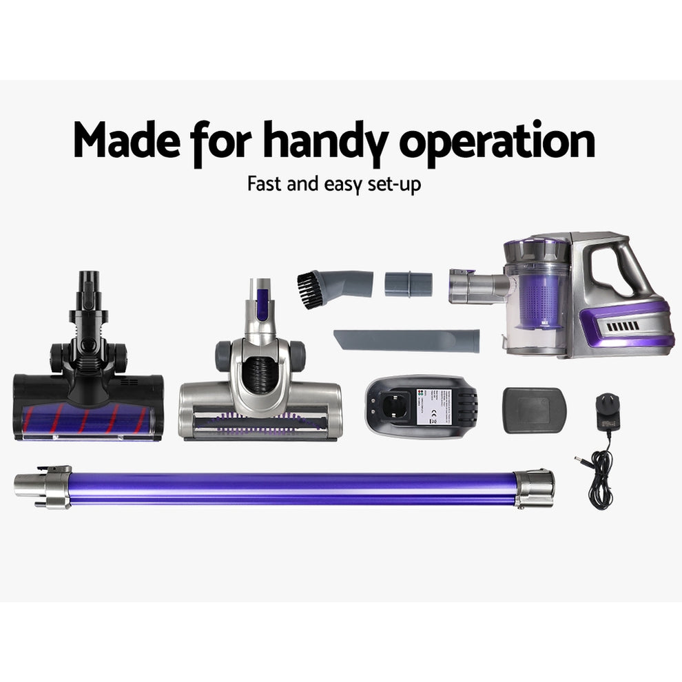 Devanti 150W Stick Handstick Handheld Cordless Vacuum Cleaner 2-Speed