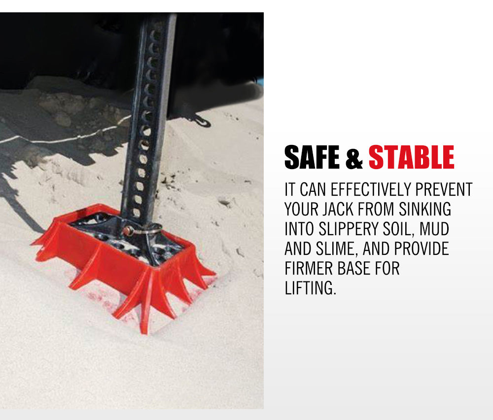 Hi Lift Jack Base Plate for Sand Mud Snow Grass 4WD 4x4 Offroad Recove ...