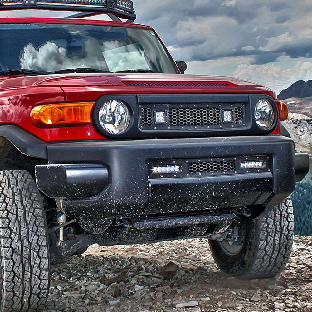 Pair 6inch 30W LED Work Light Bar Flood Reverse Fog Lights 4WD ...