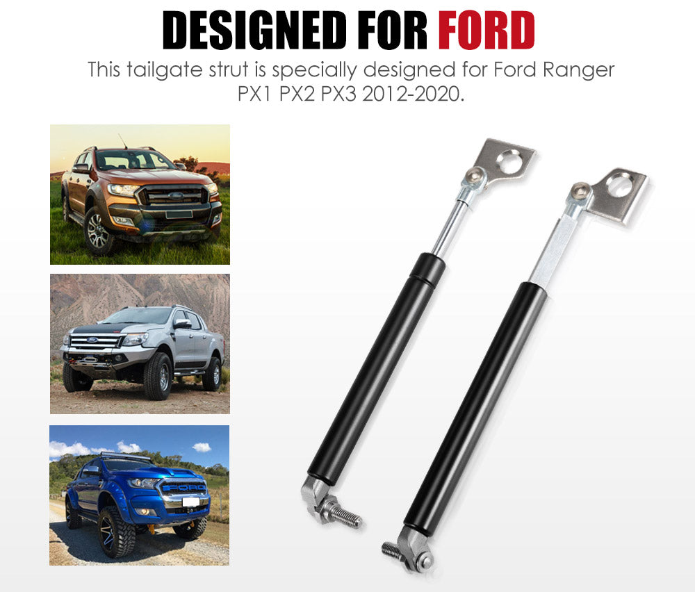 Easy Up and Slow Down Tailgate Strut Kit suit Ford Ranger Wildtrak Rap ...