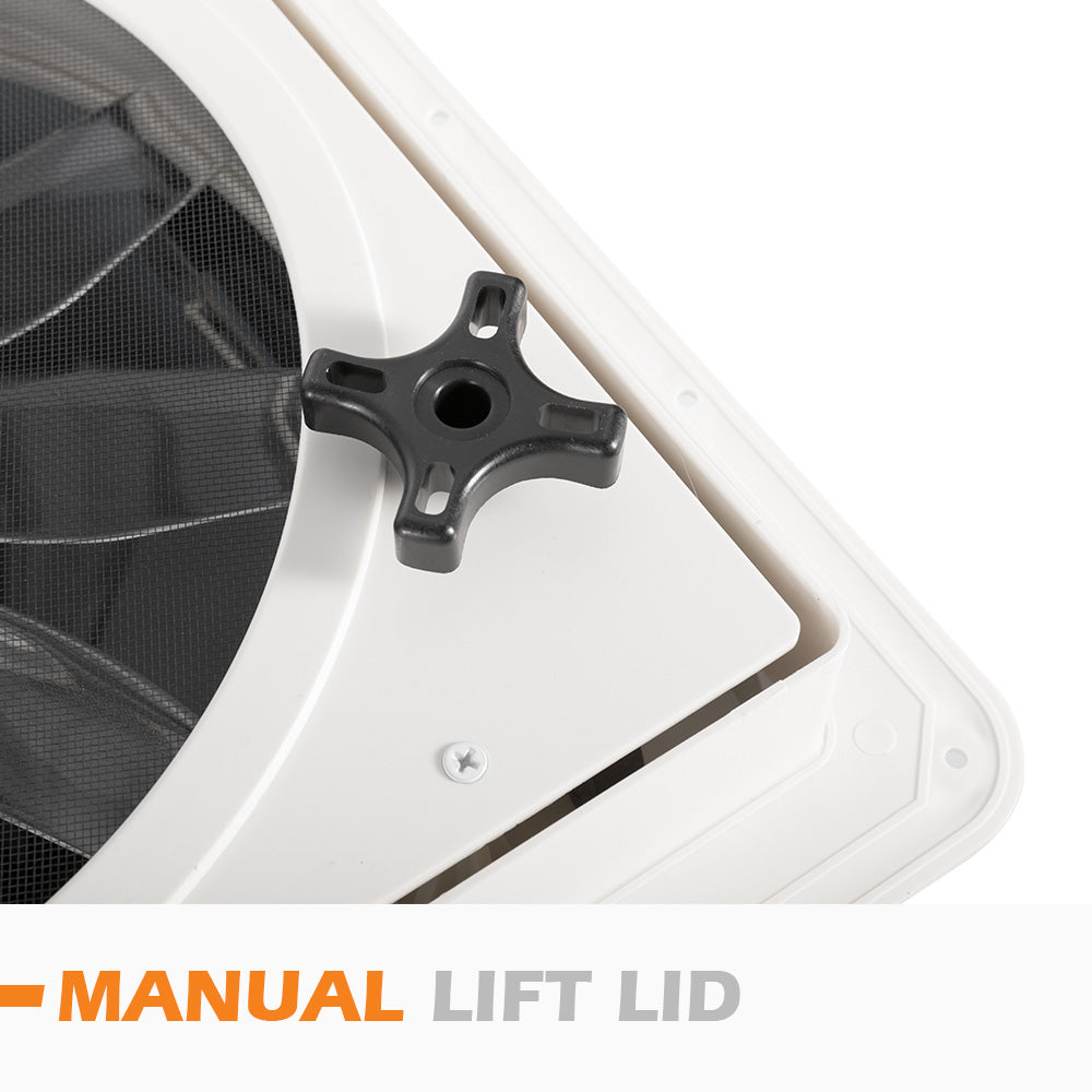 Caravan Roof Vent Hatch Pop up Fan Vents 12V RV 3 Speed Motorhome Smok ...