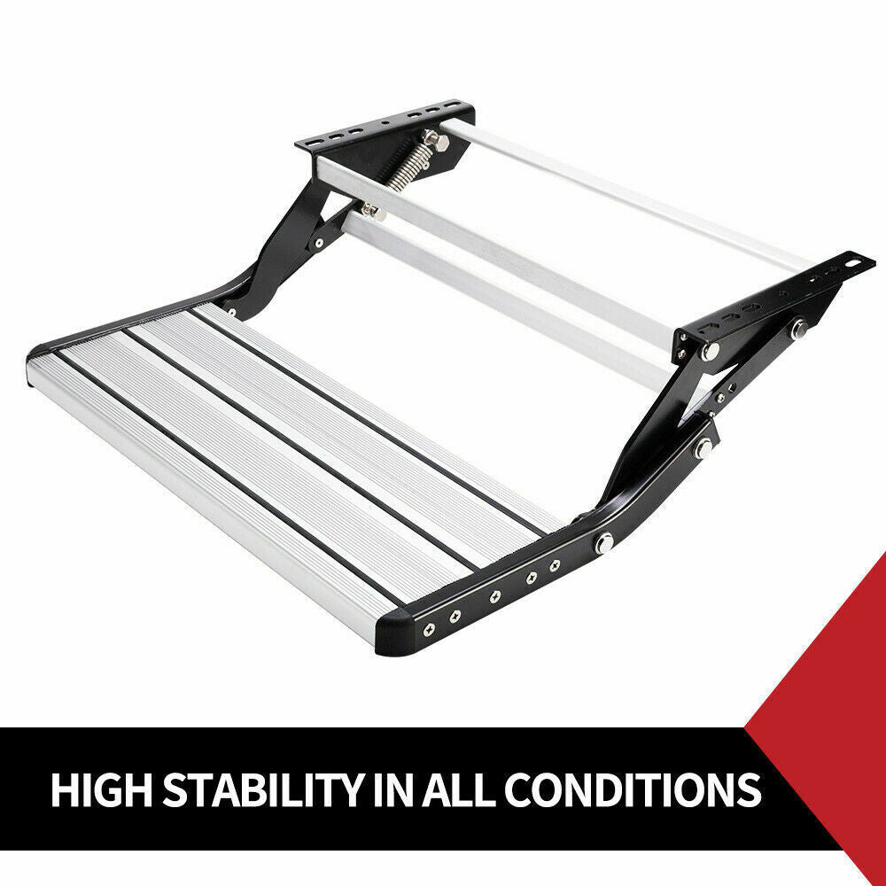 Caravan Step Aluminium Pull Out Folding Caravan Step Camper Trailer Mo