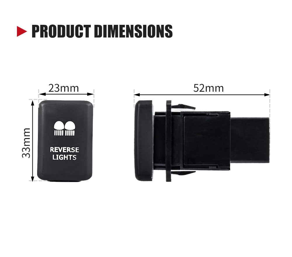 Push Switch Reverse Lights Suitable For Toyota Prado Hilux Landcruiser