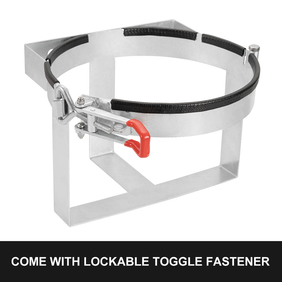 4.5kg Gas Bottle Holder Galvanized Steel Lockable for Trailer Camperva