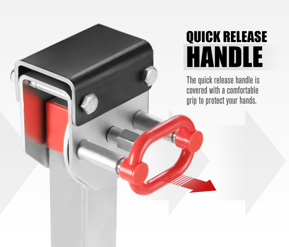 2x 740mm Drop Down Corner Steadies Stabilizer Legs Caravan Camper Trai