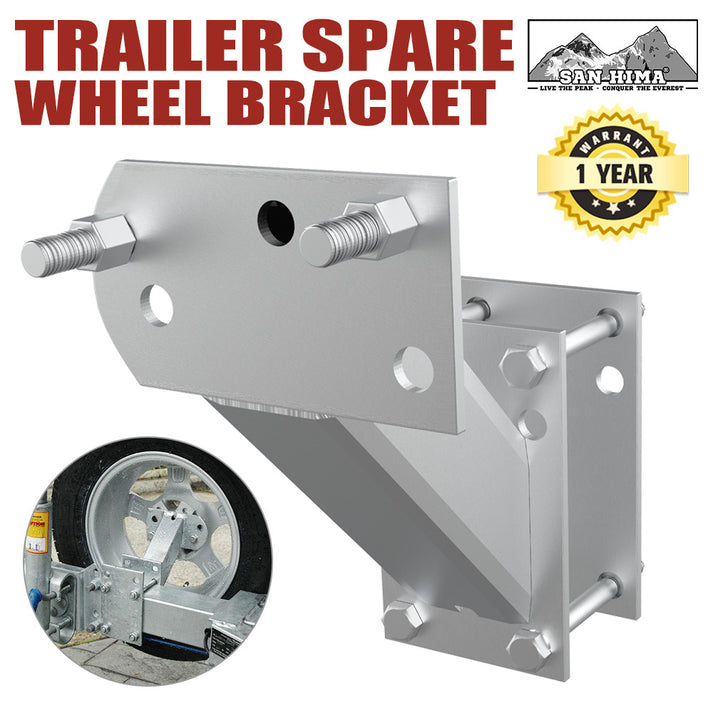Spare Wheel Carrier Bracket Tyre Holder For Trailer Caravan Boat