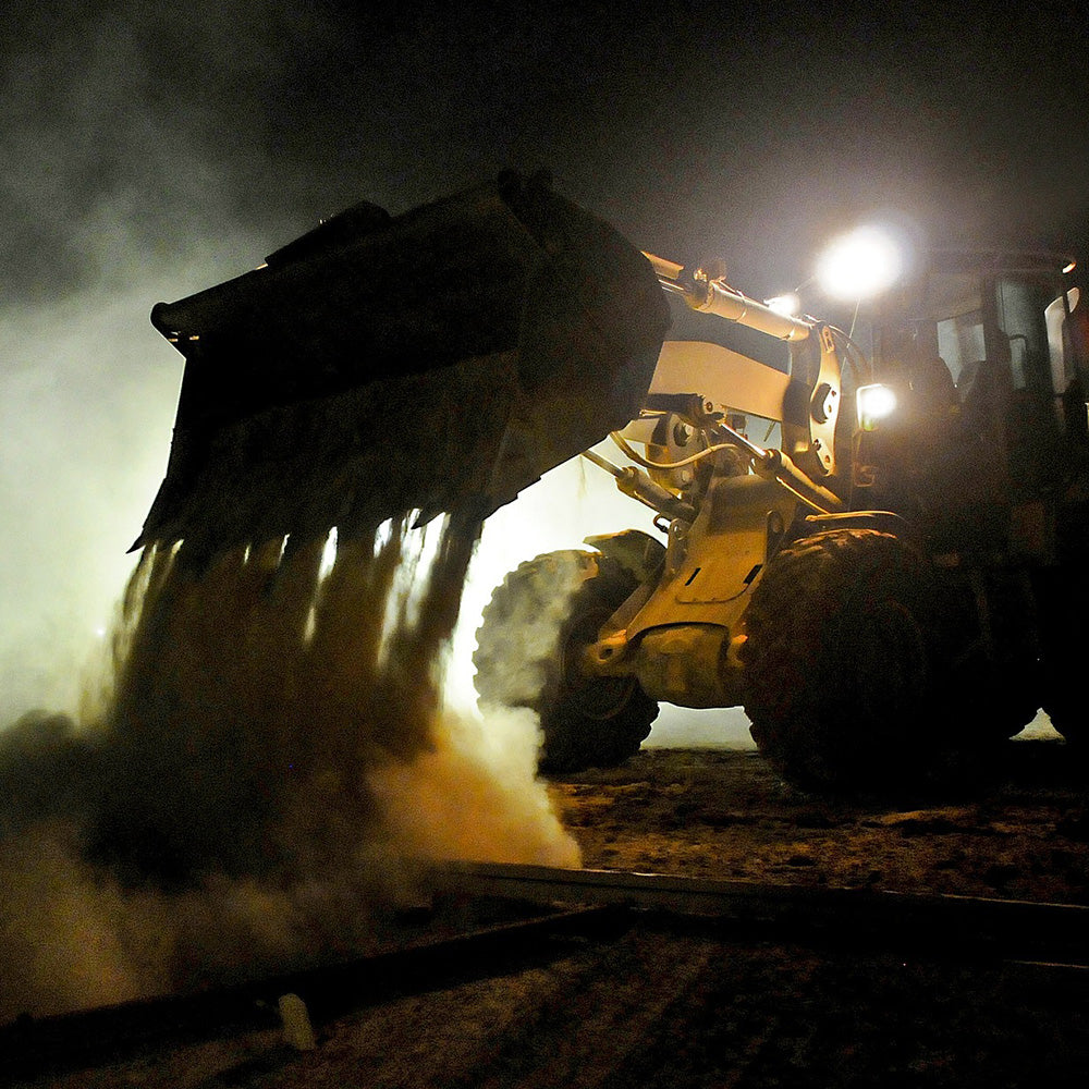 5Inch Cree Led Work Light Square Flood Beam Industrial Grade Offroad T ...